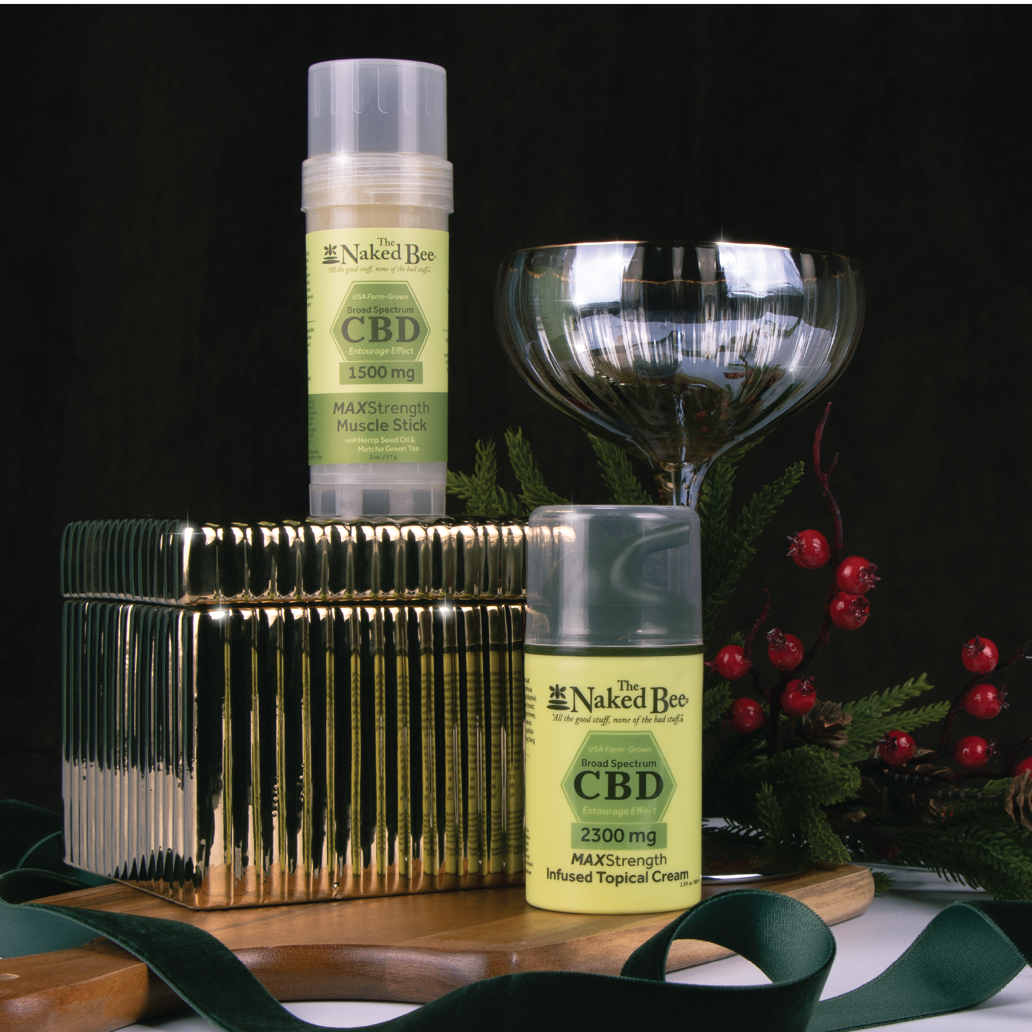 Merry & Mellow CBD Holiday Duo – The Naked Bee