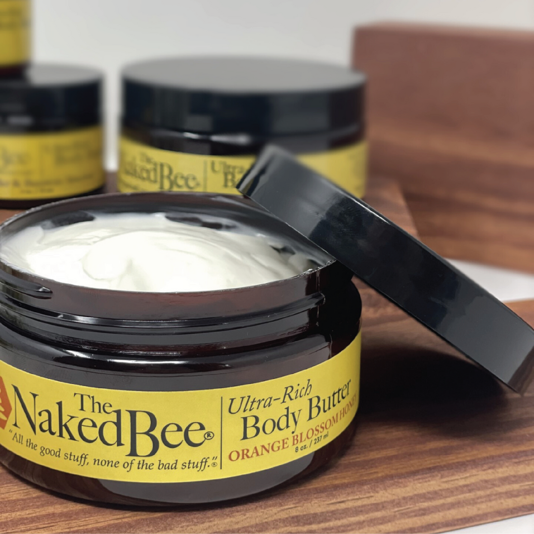 8 oz. Orange Blossom Honey Ultra-Rich Body Butter - The Naked Bee