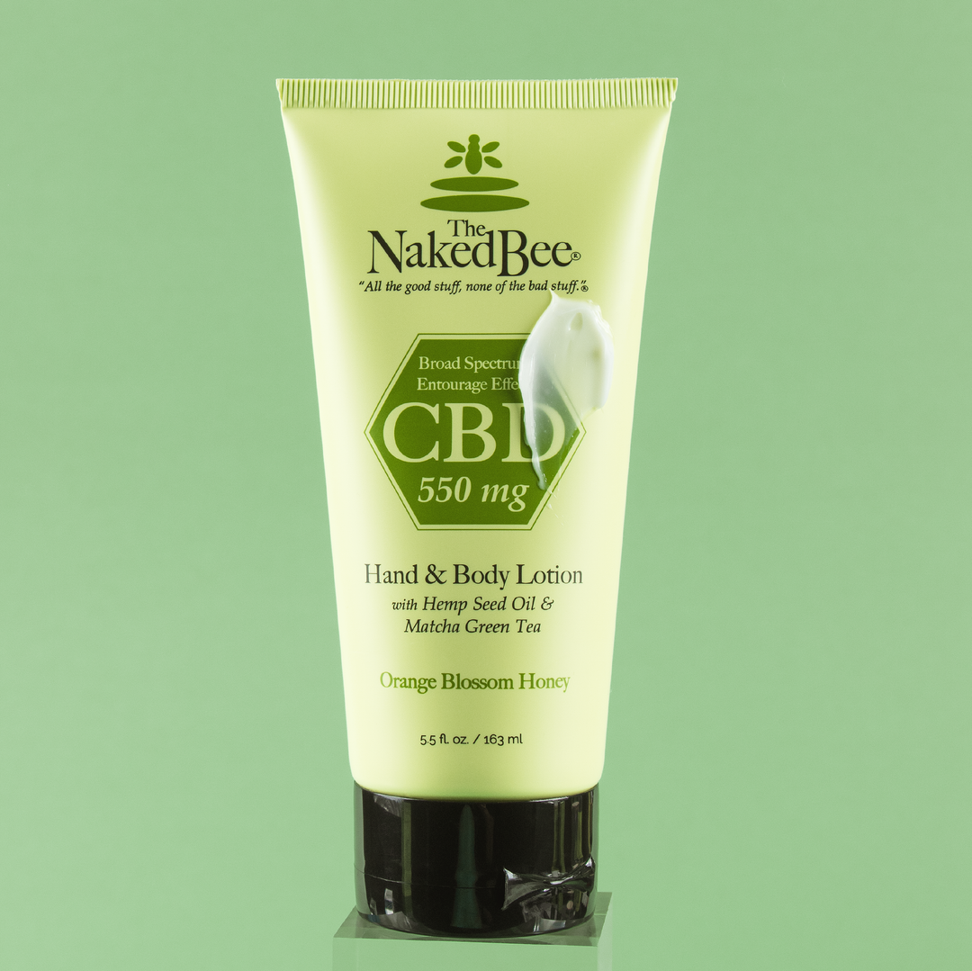 CBD Lotions, Serum, and Lip Balm - The Naked Bee
