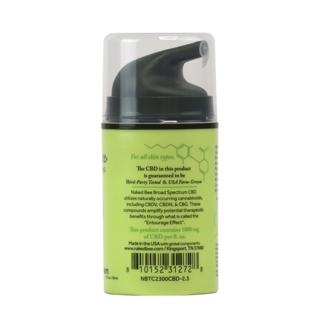 CBD Lotions, Serum, and Lip Balm - The Naked Bee